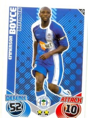 2010/2011 Topps Match Attax Common Card - 326 - Emmerson Boyce - Wigan ...
