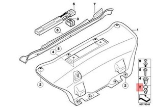 Genuine BMW MINI ROLLS-ROYCE BMW I ZINORO Alpina Expanding Rivet ...
