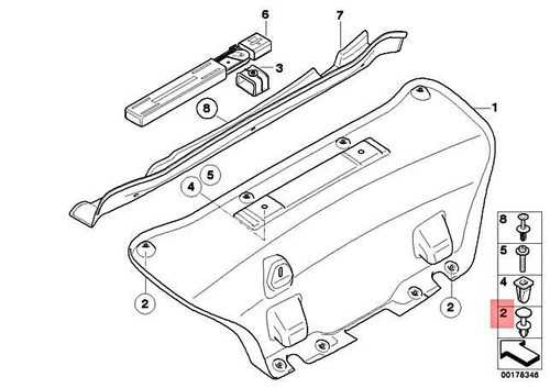 Genuine BMW MINI ROLLS-ROYCE BMW I ZINORO Alpina Expanding Rivet ...