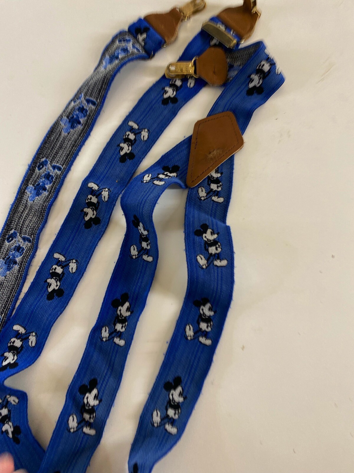VTg Disney Mickey Mouse Stretch SUSPENDERS Braces - Gem