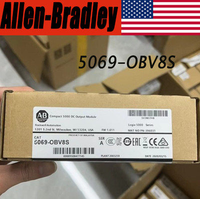 New AB 5069-OBV8S Ser A Compact I/O 8-Ch 24VDC Output PLC 1PC US | eBay ...