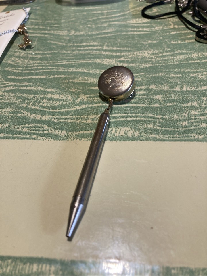 Retractable Pen Pencil Brooch Pin Vintage Antique Ketcham McDougall ...