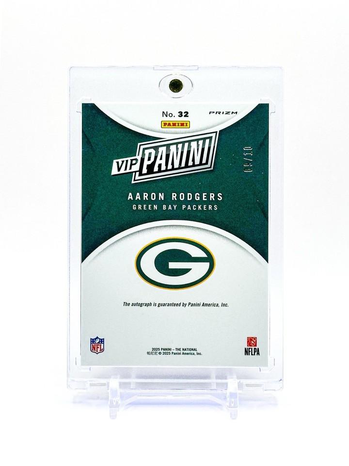 2024 Panini The National VIP Gold Aaron Rodgers Auto /10 Packers | eBay