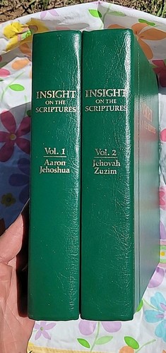 INSIGHT ON THE SCRIPTURES Volume 1 & 2 Hardcover 1988 | eBay