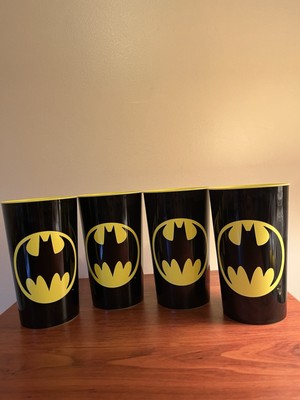 Batman Plastic Cups 20.29 oz Set of 4 New | eBay