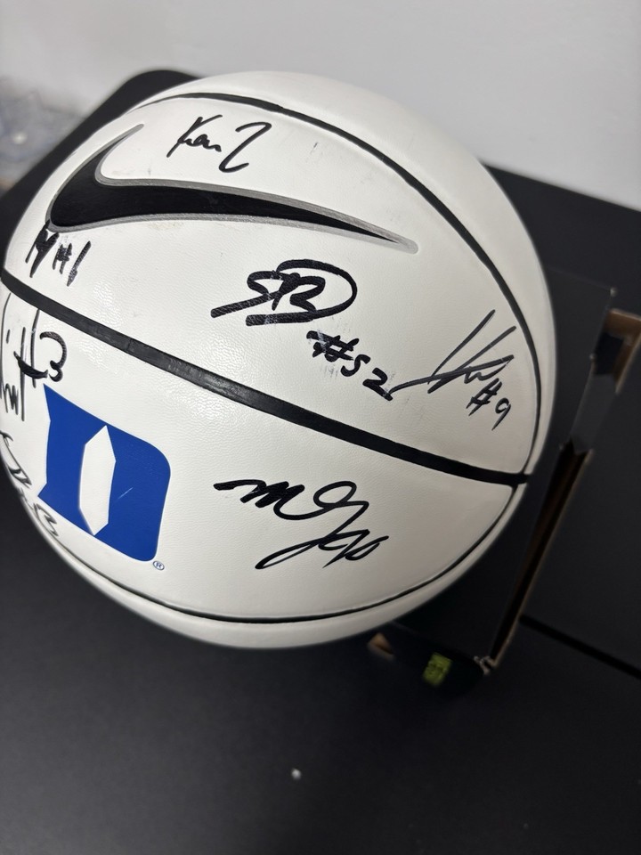 2025 DUKE BLUE DEVILS TEAM signed autographed BASKETBALL Jsa Coa. Read ...