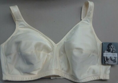DOMINIQUE Cotton Lined SOFT STRETCH Bra, style 5316 IVORY size 46B *New ...