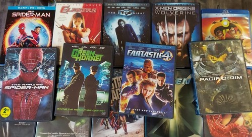 Huge Lot Of 14 Marvel/dc Superhero Dvd's Xmen Wolverine Spiderman | eBay