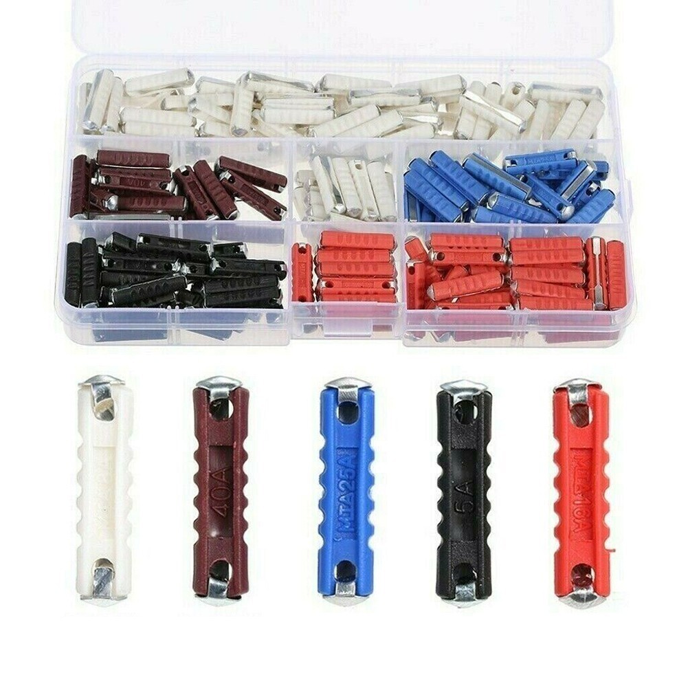 Plastic Continental Car Fuse Torpedo Fuses Kit 5A 8A 16A 25A 40AMP Set ...