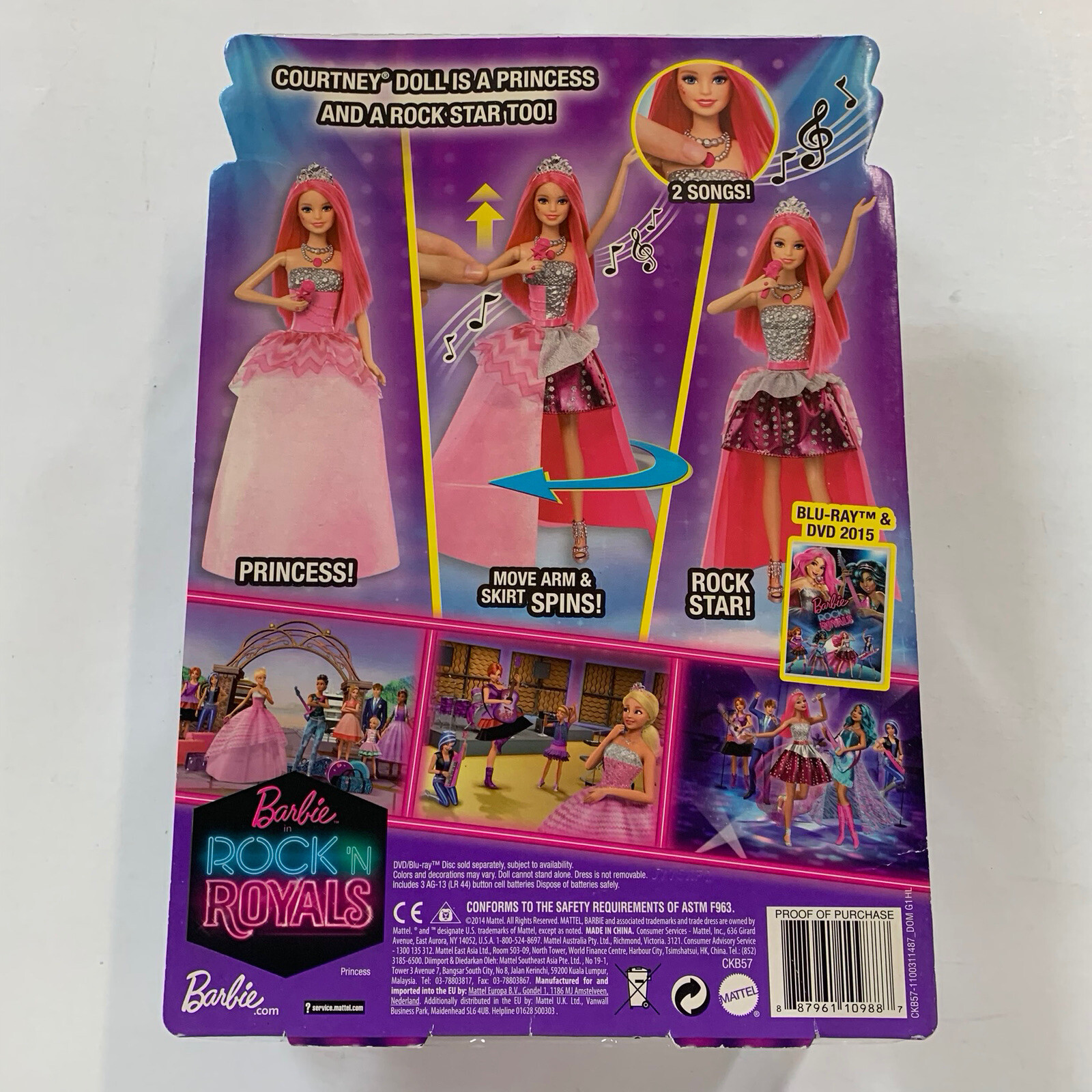Barbie in Rock â n Royals Singing Courtney Doll Standard 2day Delivery ...