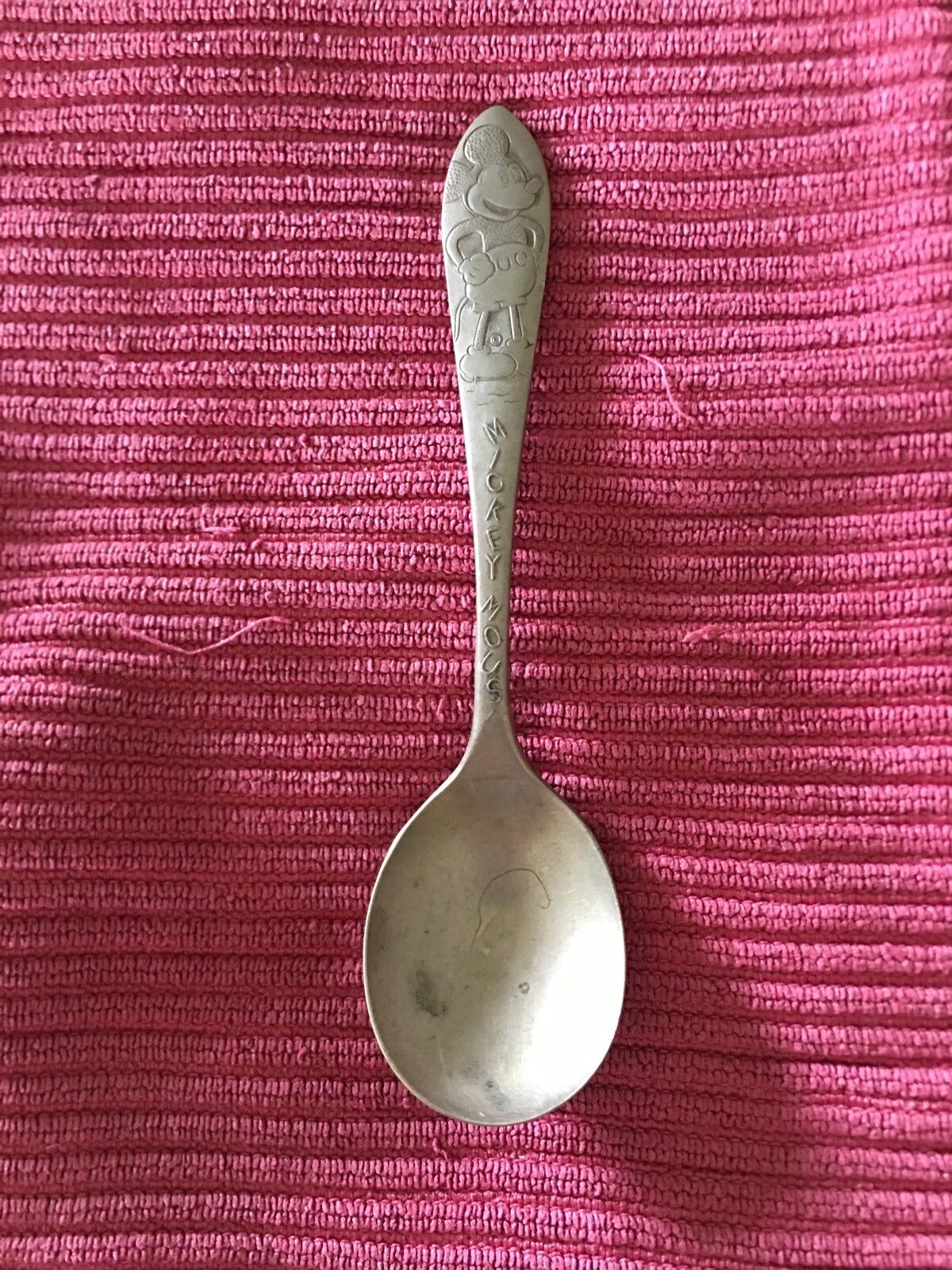Vintage Disney Mickey Mouse Baby Spoon, 5 1/2" Branford Silver Plate | eBay