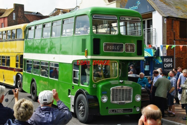 PHOTO EX HANTS & DORSET 1966 BRISTOL FLF6G LODEKKA/ECW NO 1540 (GLJ ...