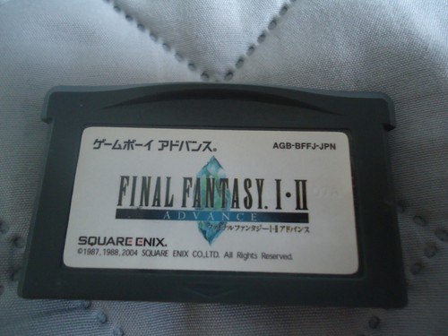 Jeu original Game boy Advance GBA jap JPN FINAL FANTASY I II 1&2 FF1 ...