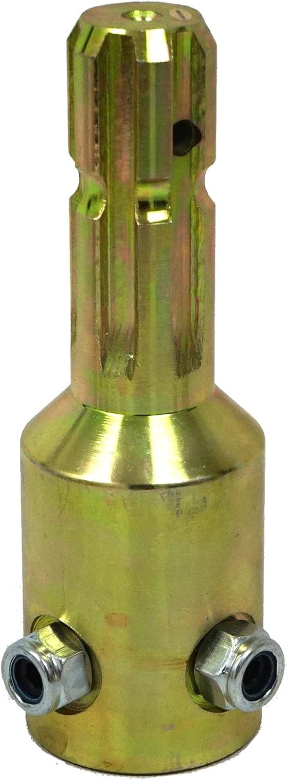 PTO Spline Adaptor, 1-3/8 X 6 Male X 1-3/4 X 20 Female W/Set Screw Lock ...