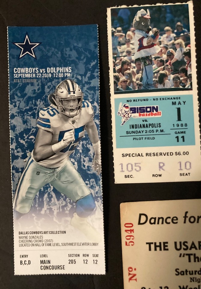 Lot of 18 Multi -Sport Ticket Stubs - NFL, NHL & More | eBay