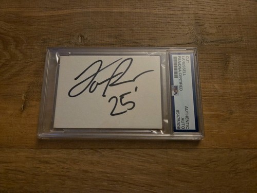 LaRussell Signed Autographed Cut Signature PSA/DNA Encapsulated Bay ...