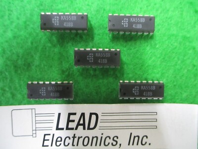 qty 5 Samsung KA558B 16PIN DIP QUAD TIMER IC %% FREE SHIPPING %% | eBay