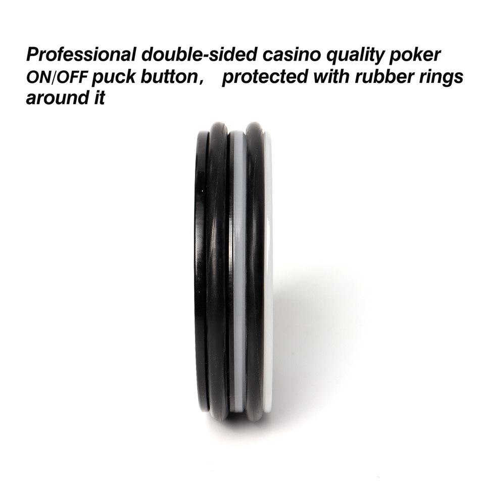 3-Inch Double-Sided Casino Acrylic Craps ON/OFF Puck Button, Craps ...