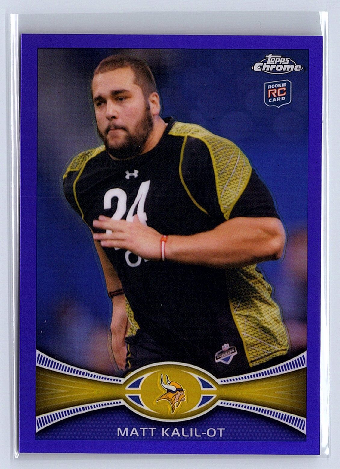 2012 Topps Chrome #108 Matt Kalil rc /499 Purple Refractors Excellent ...