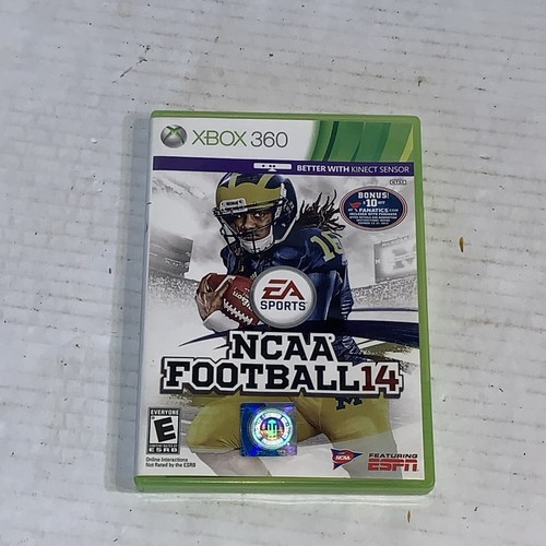 NCAA FOOTBALL 14 (Microsoft Xbox 360, 2013) Game With Case And Disc ...