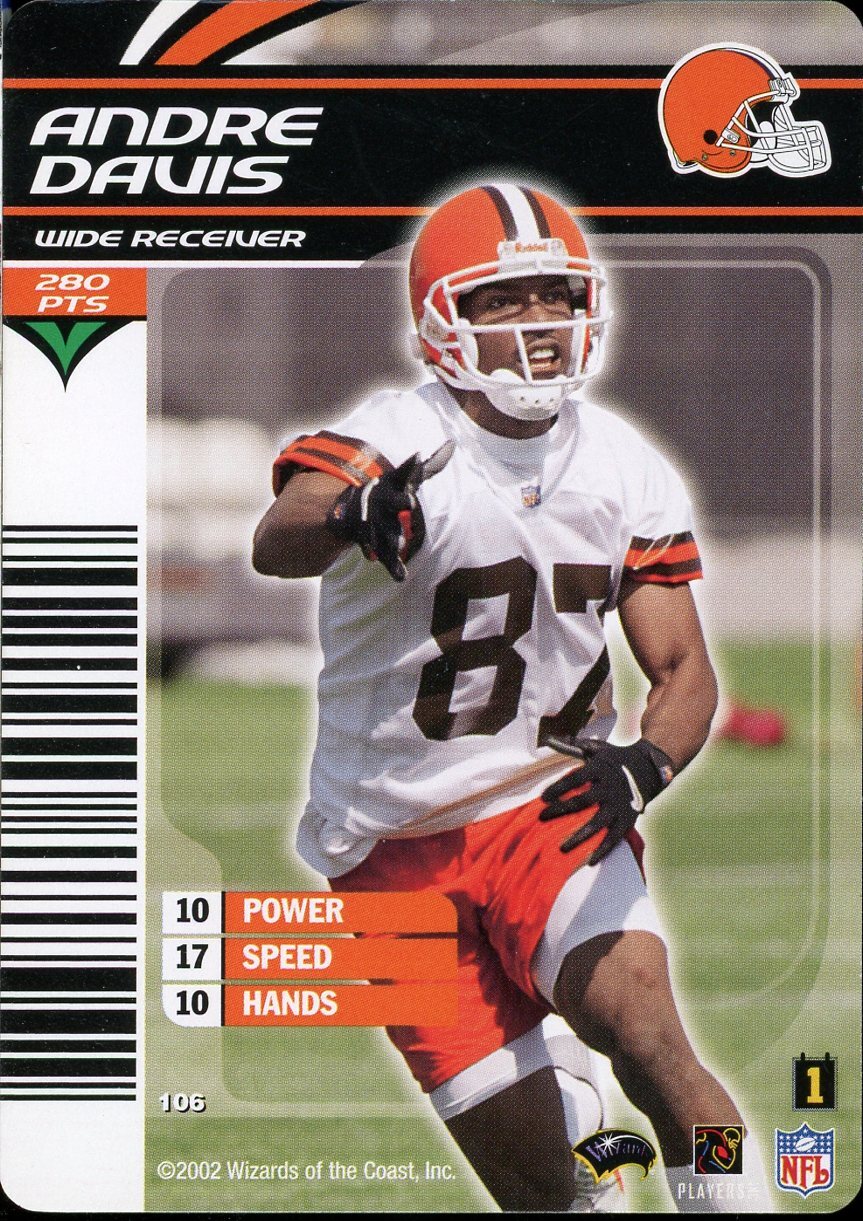 2003 NFL Showdown ANDRE DAVIS BROWNS #106 | eBay