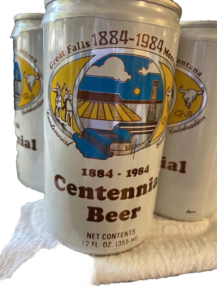 Vintage Great Falls 1884 to 1984 Montana Centennial beer six pack | eBay
