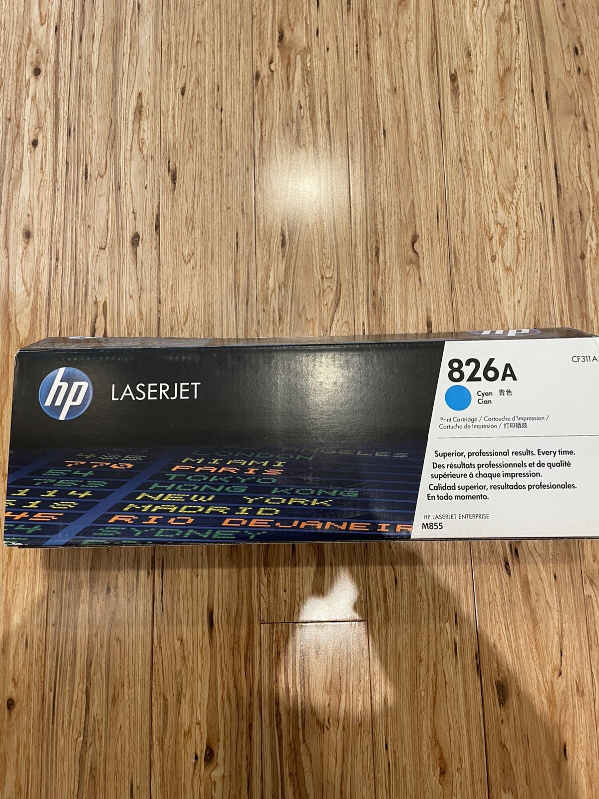 HP Genuine #826A CF311A Cyan Toner For LaserJet M855 series 31,500 Page ...