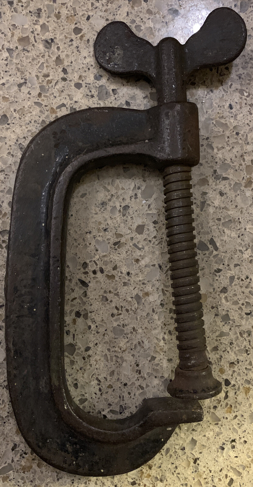 Very Old Antique 4 1/2 +” inch C-Clamp Batwing 7600C | eBay