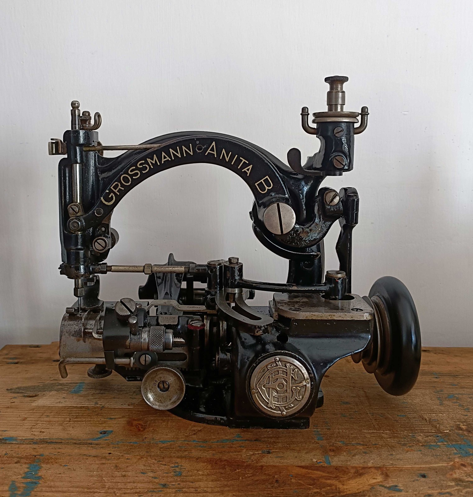 Grossmann Anita B Zig Zag Straw Braid Hat Machine Willcox & Gibbs | eBay