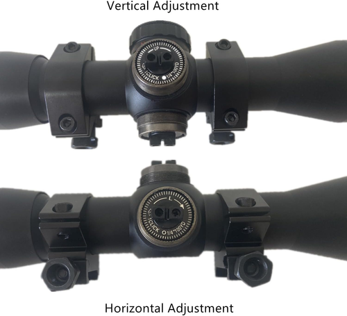 4X32 Crossbow Scope, Archery Aiming Scope with Red and Green Glass ...