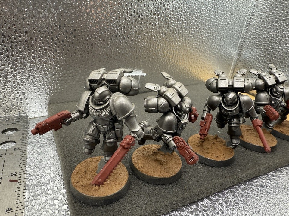 Warhammer 40k Primaris Space Marines 5x Jump Pack Intercessors ...