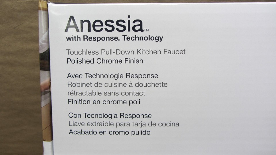 KOHLER Anessia R31890-CP-AA Polished Chrome 1 Handle Pull-down Kitchen ...