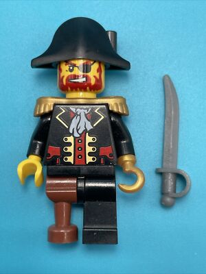 Lego Pirates Captain Brickbeard Minifigure 10210 Plain Hat | eBay
