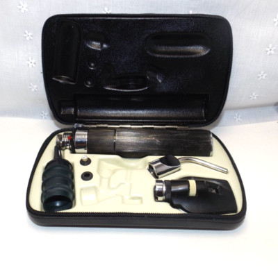 Vintage Welch Allyn Otoscope, Ophthalmoscope set In Case 71050 | eBay