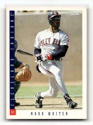 Mark Whiten #106 1993 Score Cleveland Indians Baseball Card MLB | eBay