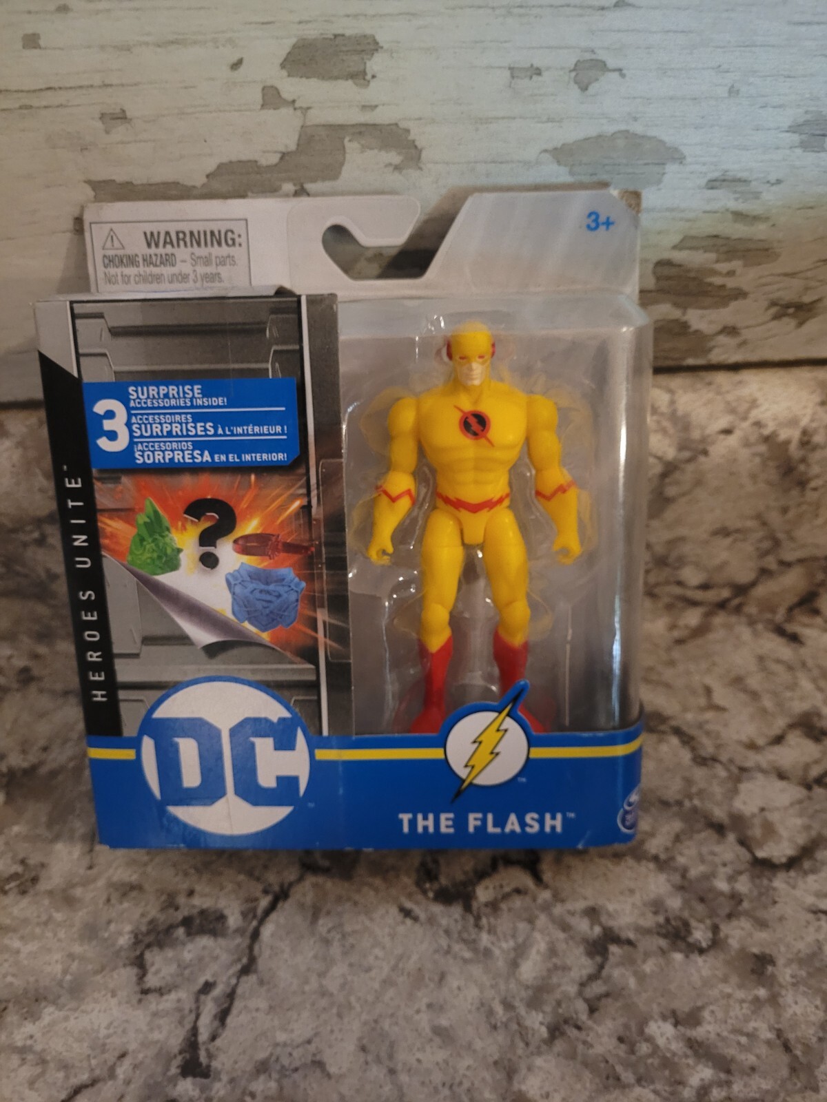 Spin Master DC Heroes Unite 4" THE REVERSE FLASH Yellow Rare Variant ...