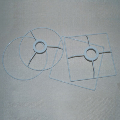 DIY Circular Square 10cm to 35cm Lampshade Frame Ring Set Lamp Light ...