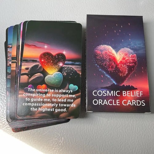 NEW Heart Love Oracle Cards Deck~ 52 Colorful Messages | eBay