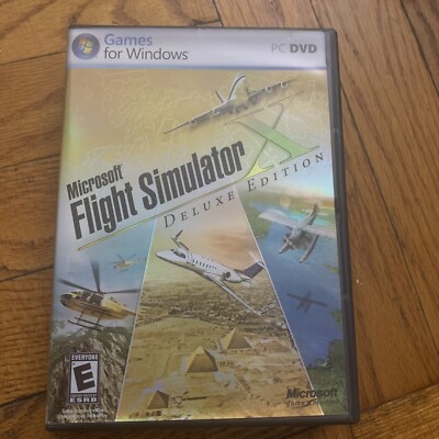 Microsoft Flight Simulator X FSX (Deluxe Edition) (PC DVD-Rom, 2006) 3 ...
