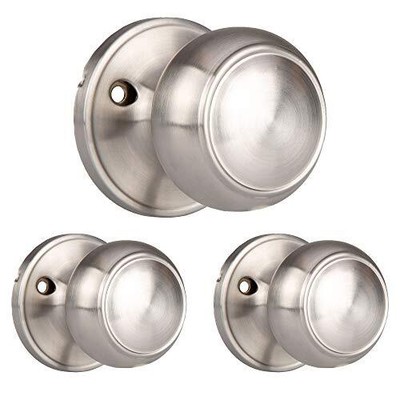 Ilyapa Decorative Satin Nickel Door Knobs | eBay