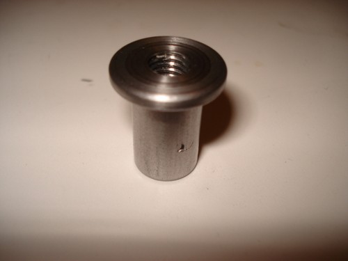 Steel Weld In Female Fitting Bush M8 - Weld in Threaded Inserts M8 x ...
