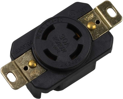 Nema L14-30R 30A 125/250V 3 Pole 4 Wire Industrial Grade Locking Female ...