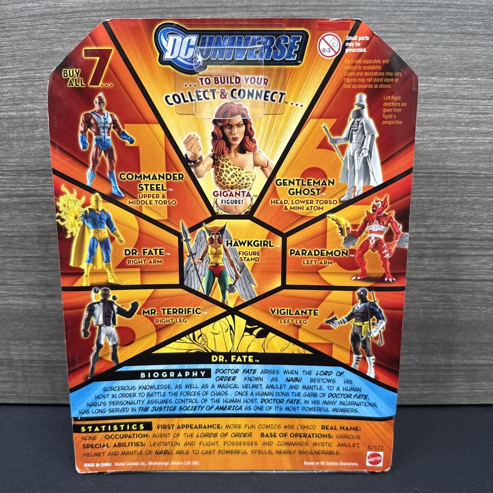 DC Universe Classics Dr. Fate 6" Action Figure Wave 8 Giganta BAF ...