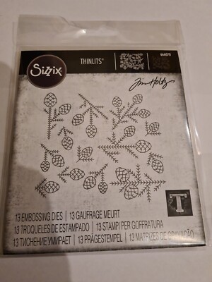 SIZZIX THINLITS DIES PINE PATTERNS BY TIM HOLTZ BNIP *LOOK* | eBay UK