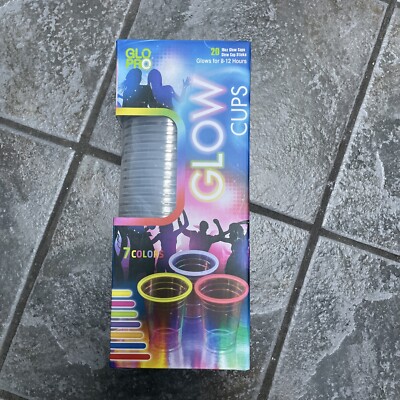 Party Glow Cups New Includes 20 cups (7 colors) NIB for any occasion ...