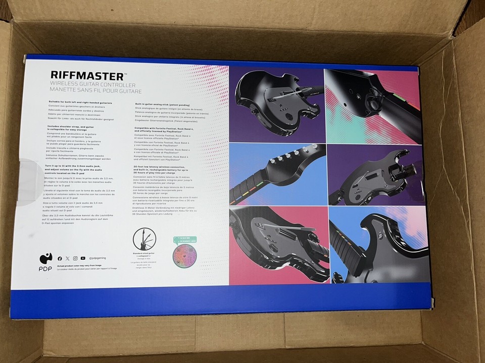 PDP RIFFMASTER Wireless Guitar Controller PS5 & PS4 - NEW Confirmed ...