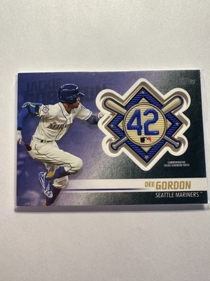 K56,035 - 2018 Topps Update Jackie Robinson Patches #JRPDG Dee Gordon ...