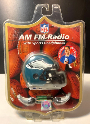 NFL Philadelphia Eagles AM FM Portable Helmet Radio With Sports ...