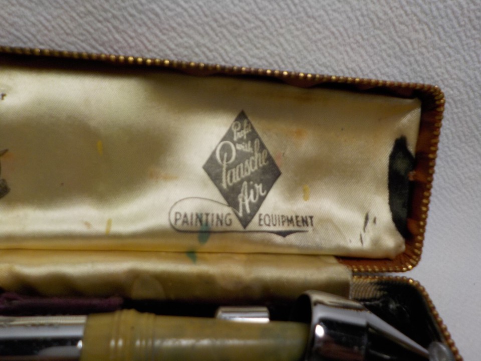 40s VTG Paasche Airbrush Set Model Type VL Bakelite Accessories & Box ...