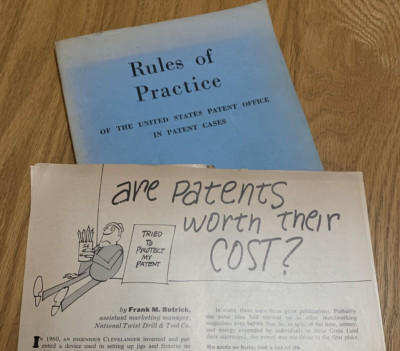RULES OF PRACTICE USA PATENT OFFICE 1950s 1st - D1296 | eBay